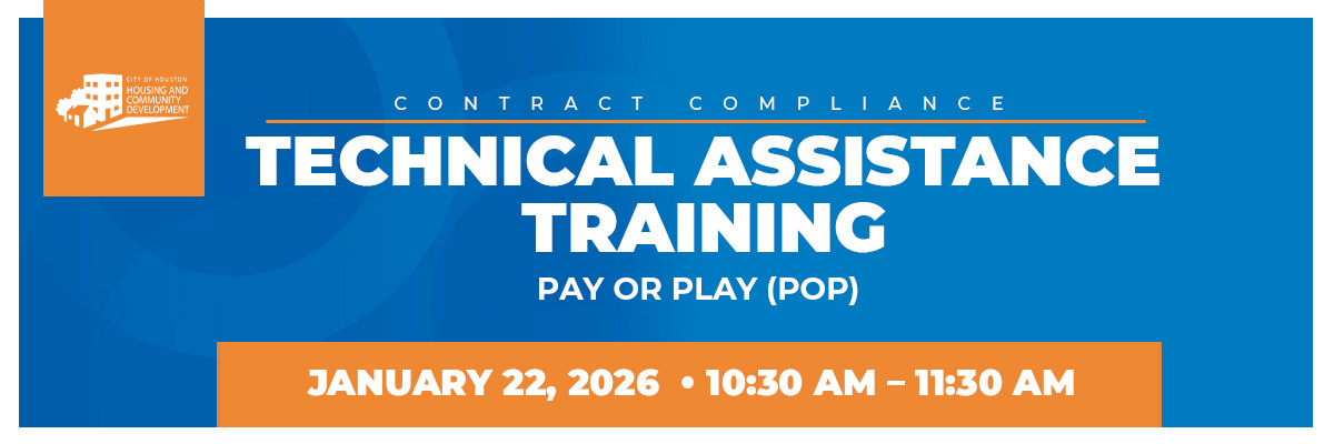 Contract Compliance Technical Assistance Training