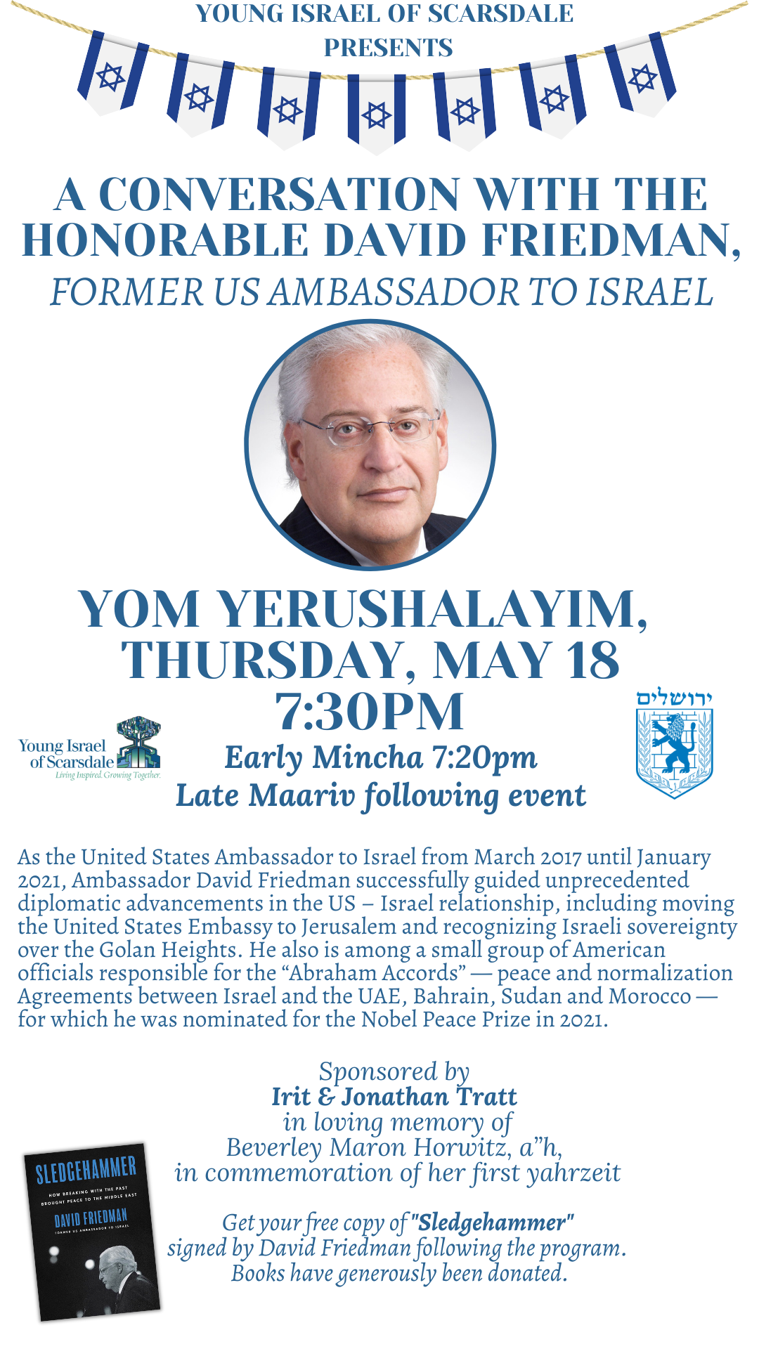 Young Israelight -Behar-Bechukotai