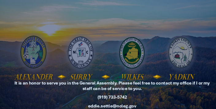 Sen. Eddie Settle District 36 Senate Happenings