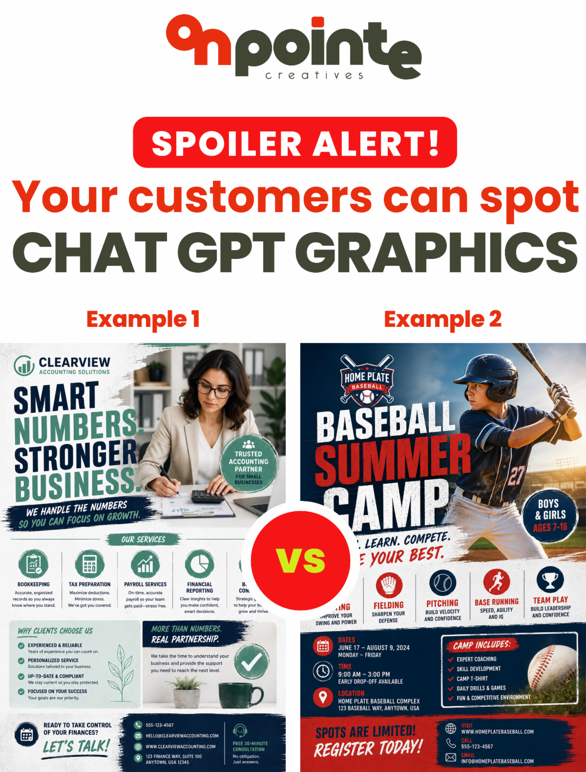 Spoiler Alert! Your competitors are using the same Chat GPT graphics 👀