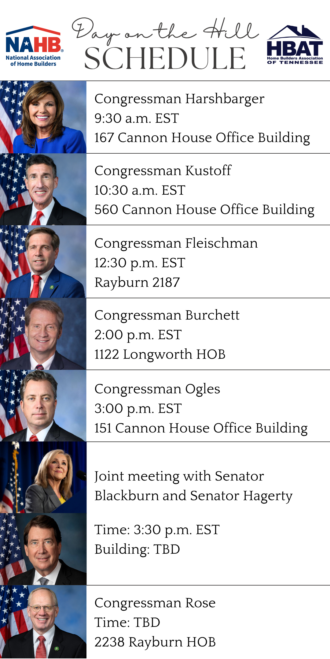 NAHB Spring Leadership Meeting Details