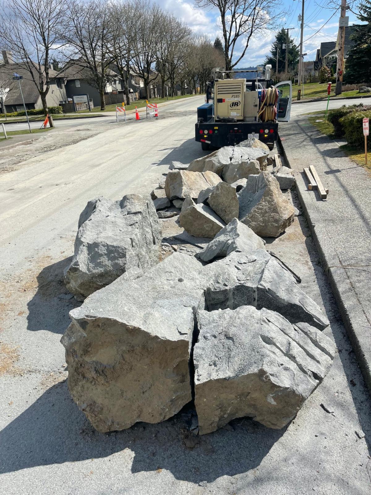 WE DESTROY YOUR ROCK AND CONCRETE PROBLEMS