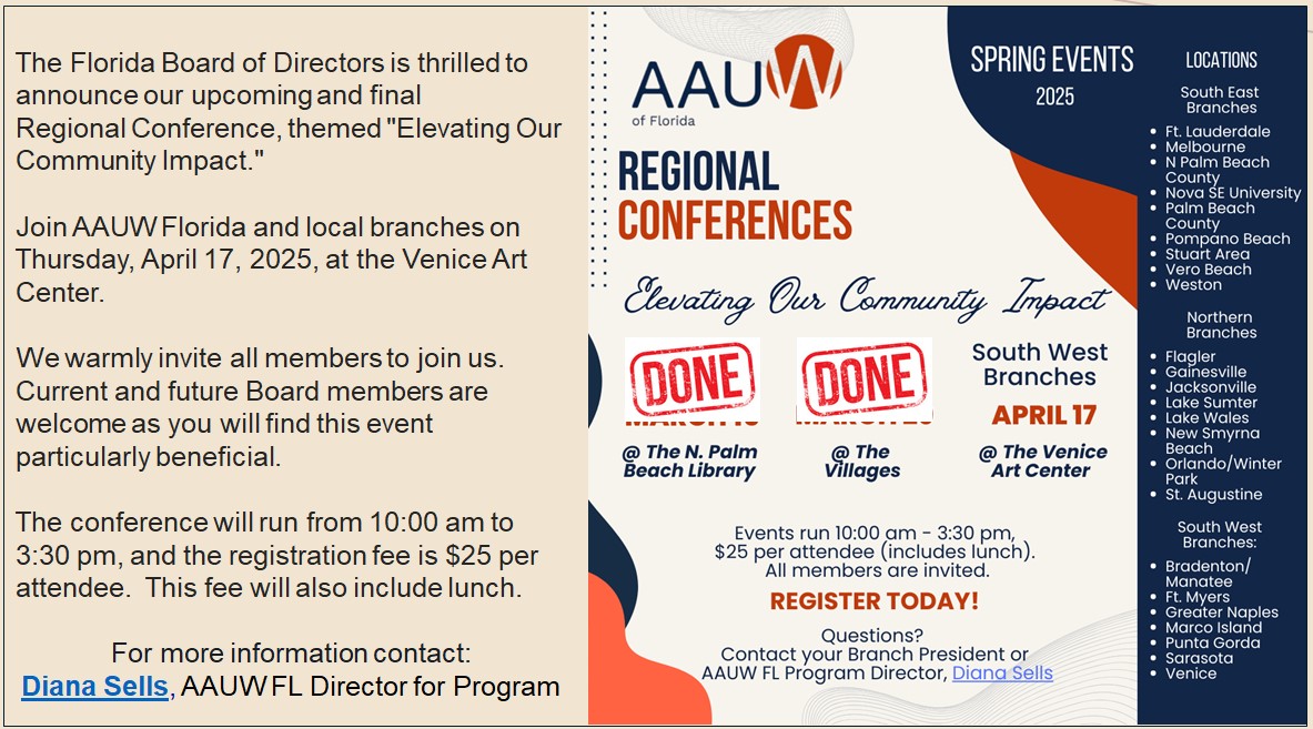 AAUW Florida Updates