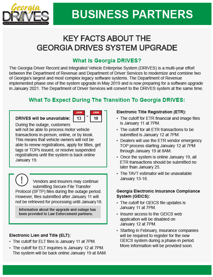 Your bi-weekly DRIVES update