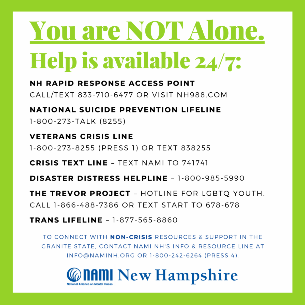 July 15, 2022 NAMI NH ENews