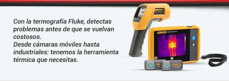 Con la termografía Fluke, la detección de fallas ahora cabe en tu bolsillo.