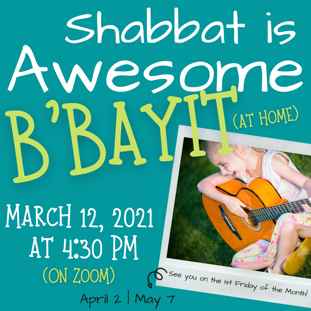 What's happening at Beth Am, March 11 - 18, 2021