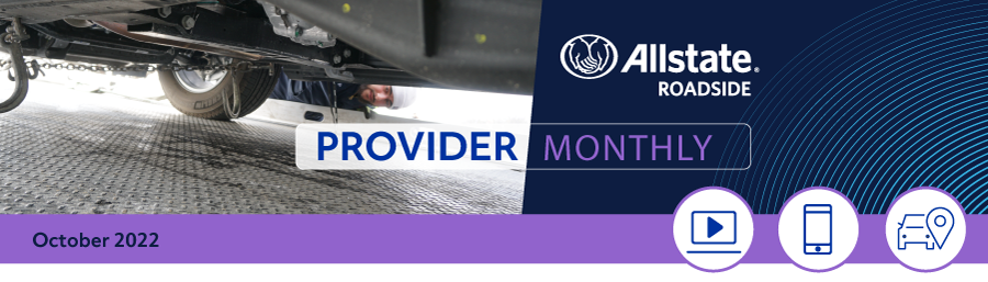 Allstate Roadside October Provider Newsletter