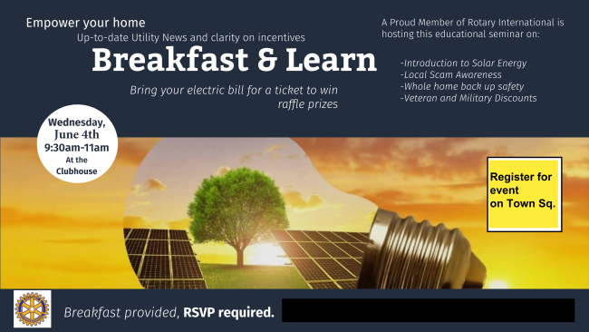 LIFESTYLE/HOA ORGANIZED EVENT UPDATES AND REMINDERS