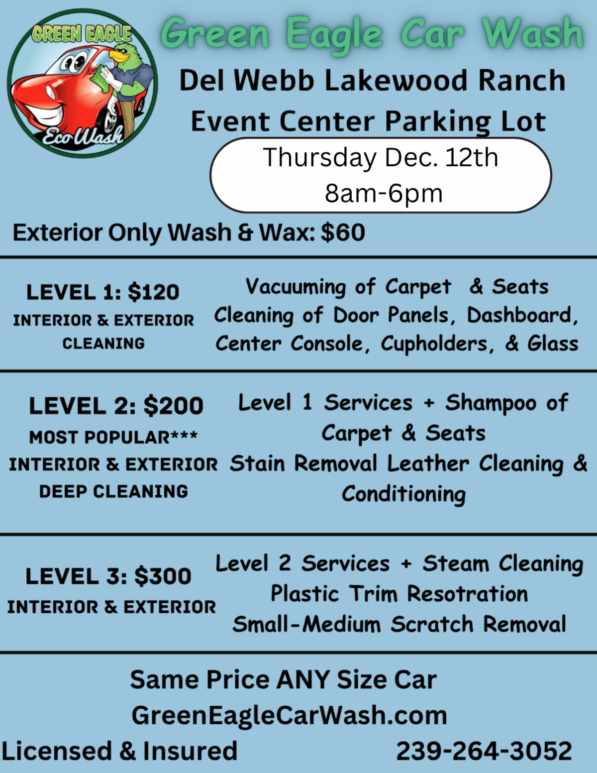 LIFESTYLE/HOA ORGANIZED EVENT UPDATES AND REMINDERS