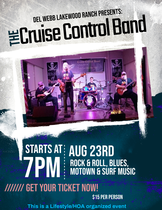 Cruise Control Band LIVE at the Oasis 8/23/24