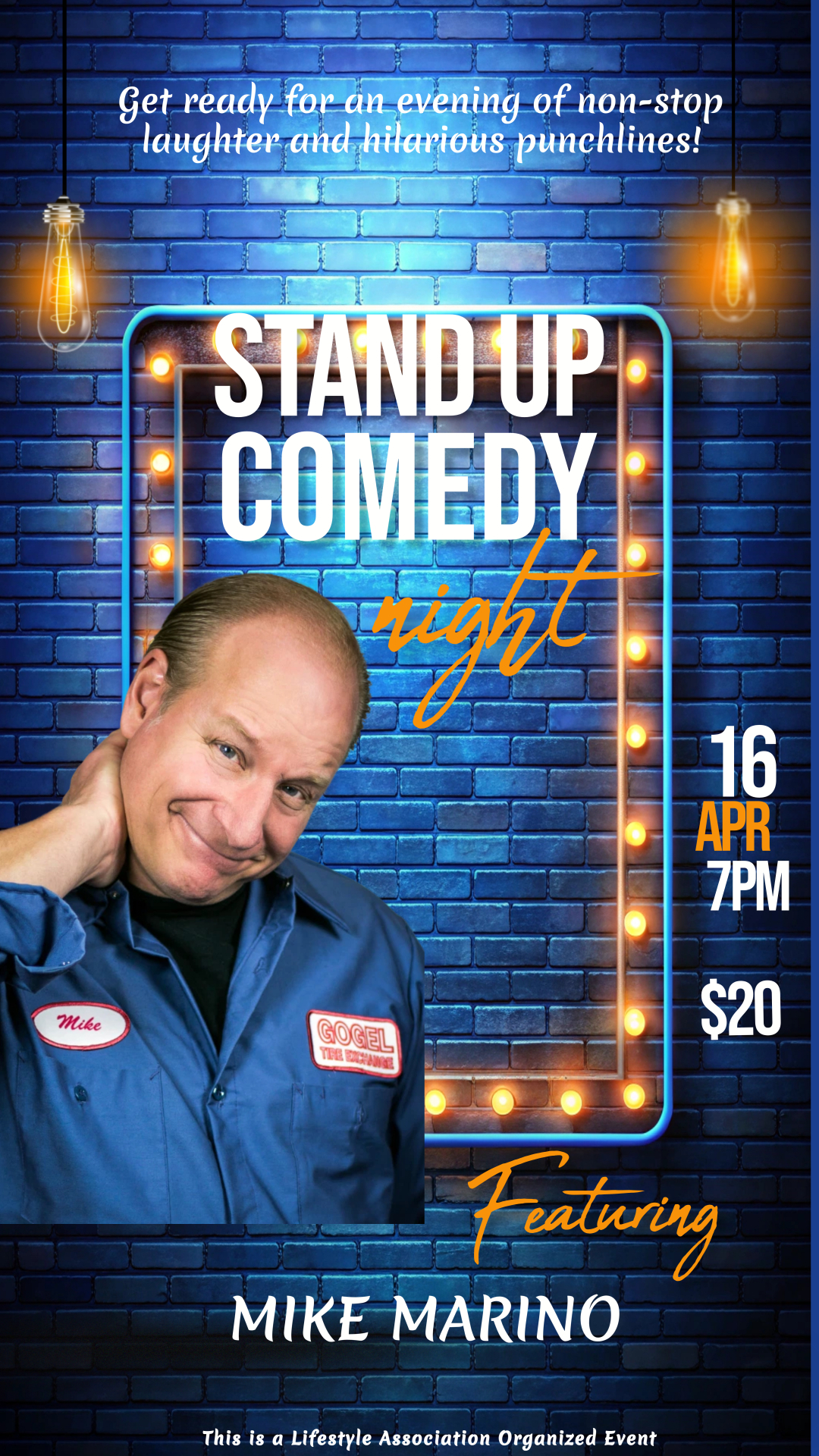 Del Webb Comedy Club Presents Mike Marino 4/16/25
