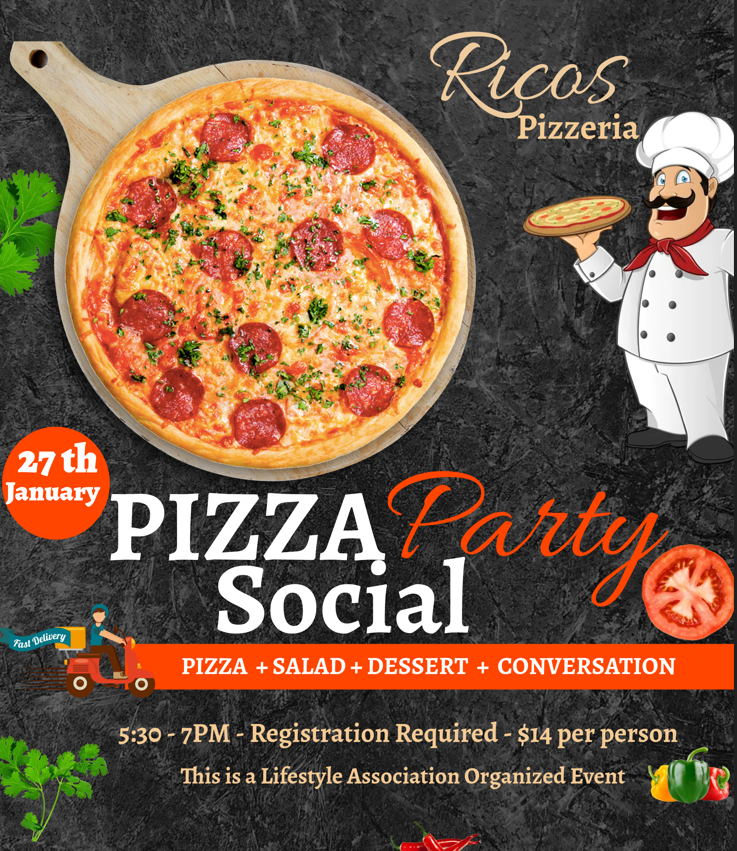 Pizza Party Social 1/27/25