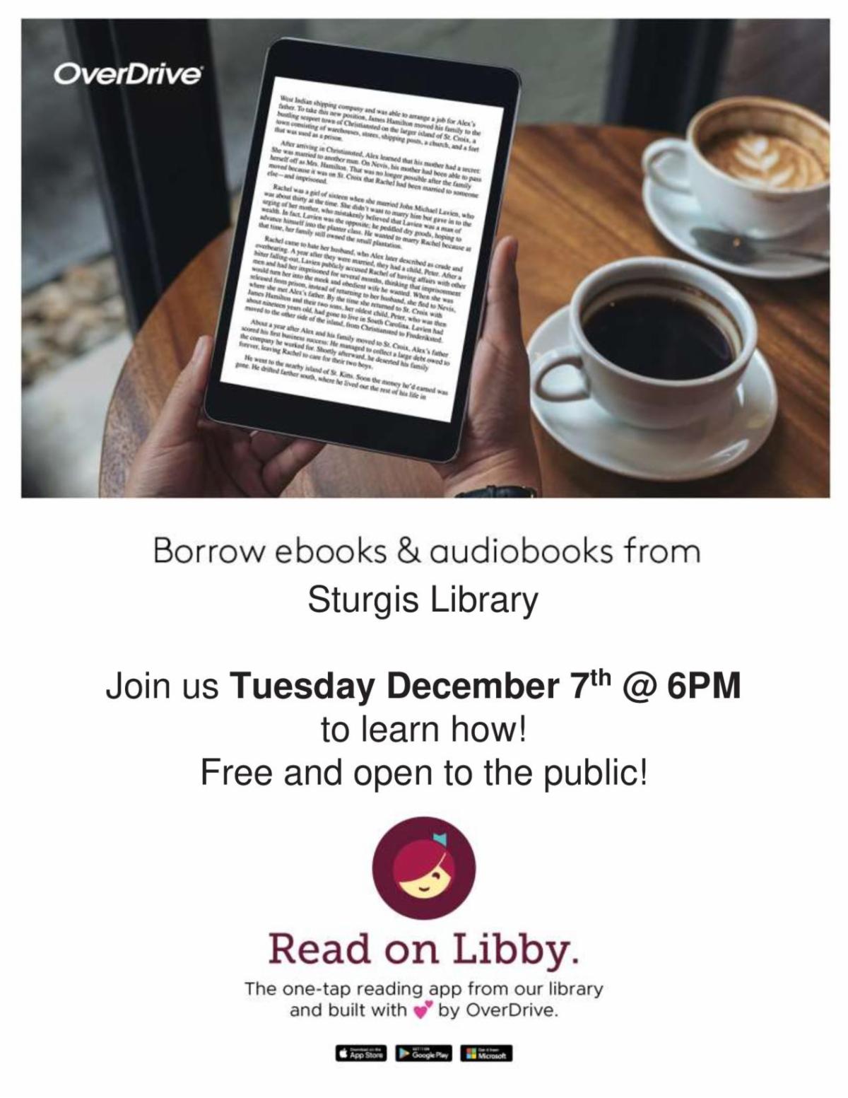 December 2021 @ Sturgis Library