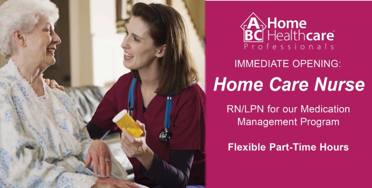 Great PT Home Care Nurse opportunity