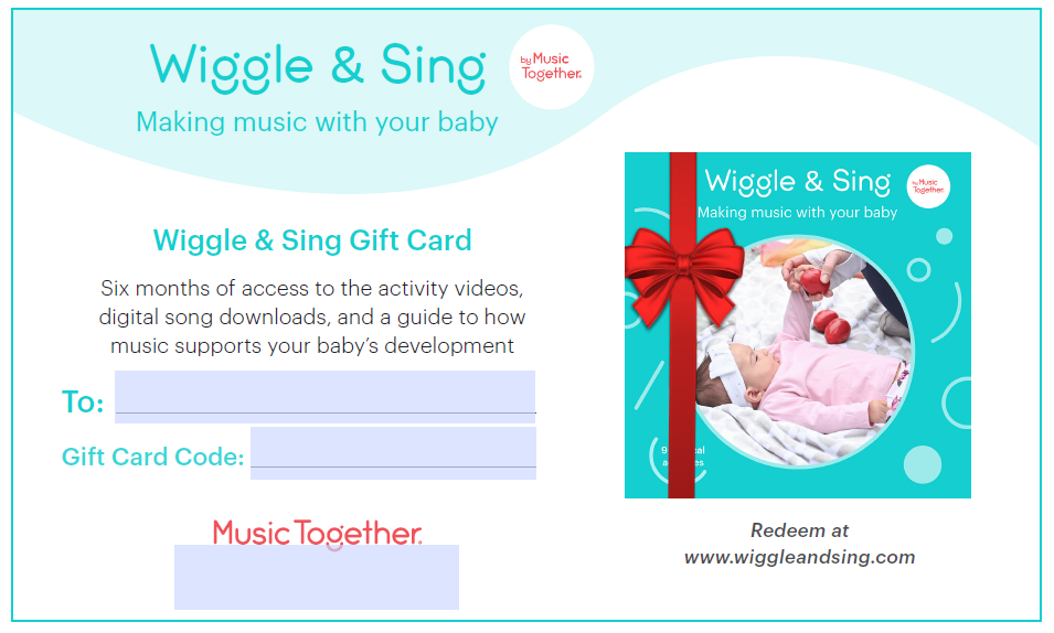 Your Free Wiggle & Sing Gift Card Codes