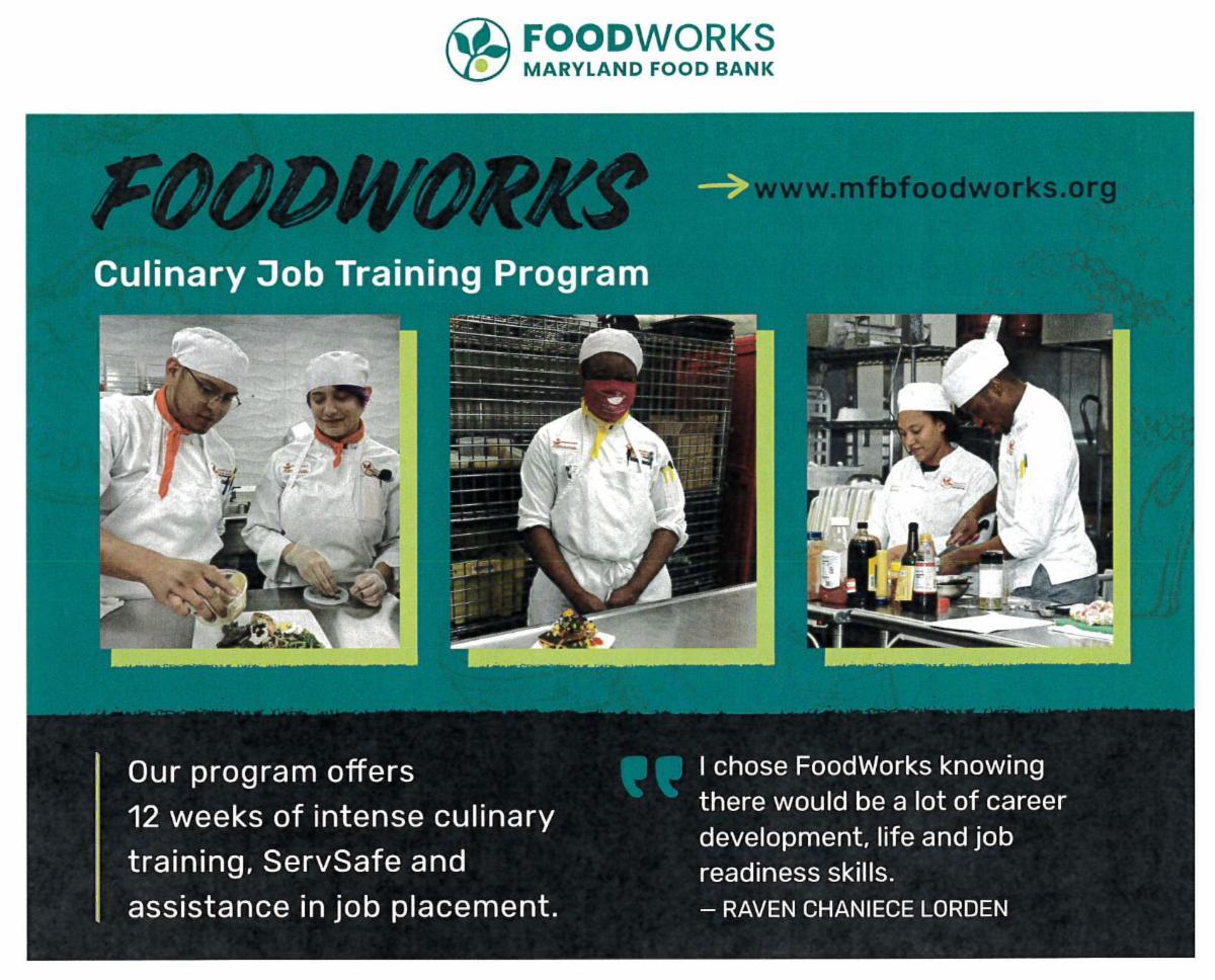 Wor-Wic's Foodworks Culinary Training Program Starts Soon