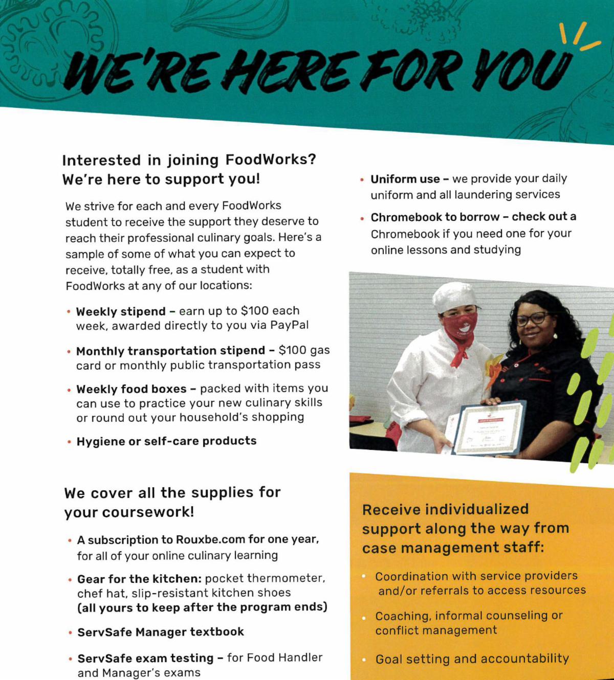 Wor-Wic's Foodworks Culinary Training Program Starts Soon
