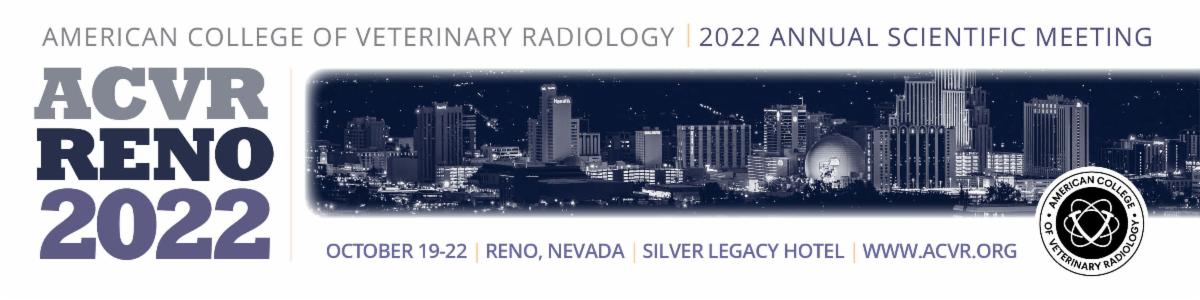 Registration is NOW OPEN for the ACVR Annual Scientific Meeting!!