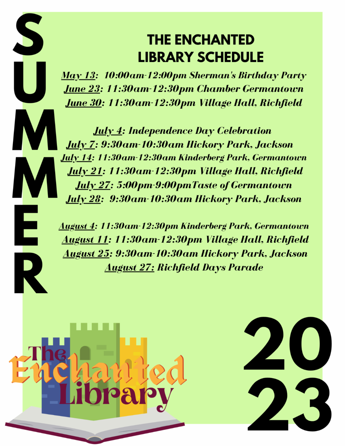 May Library Programs & Services