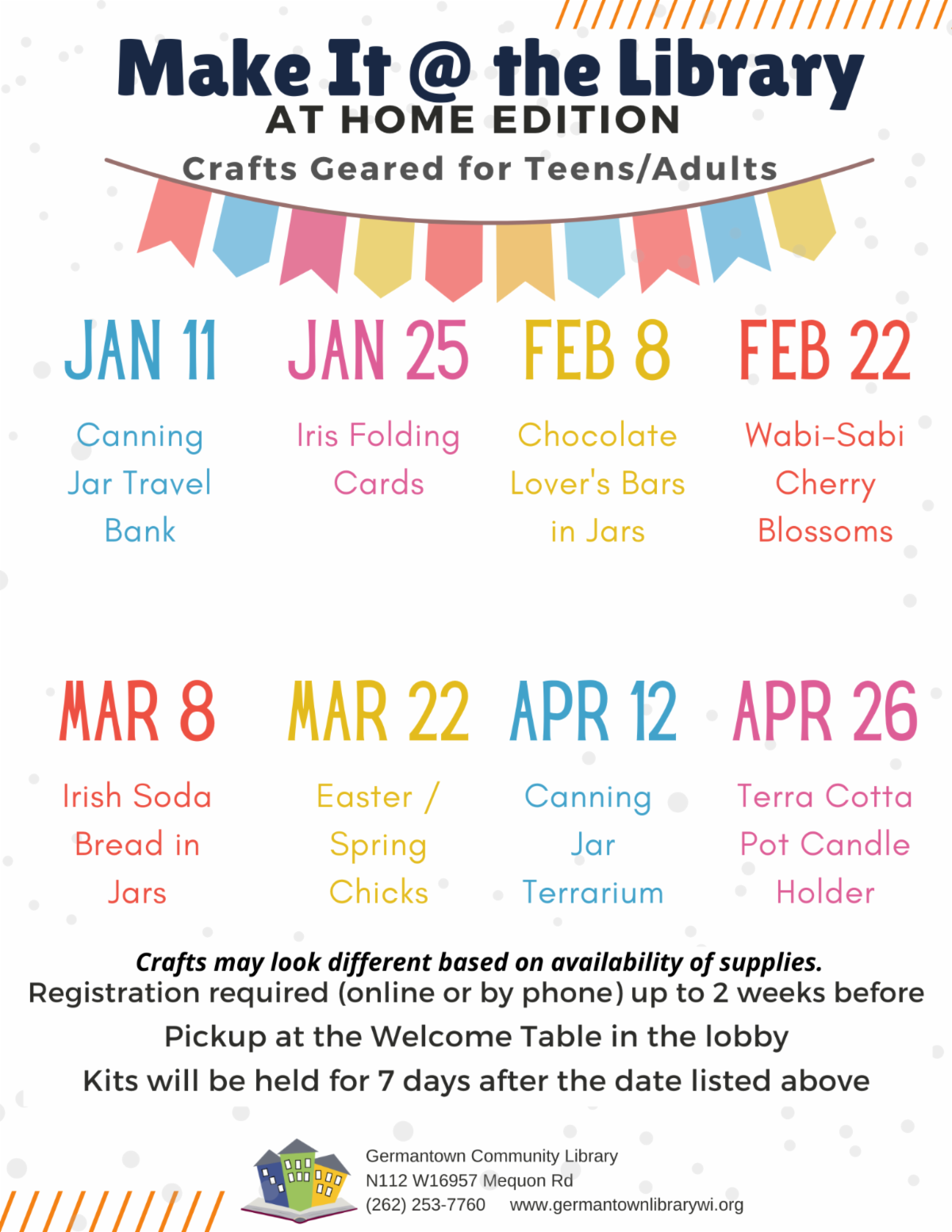 January Grab & Go Programs, Book/Movie Bundles & more!