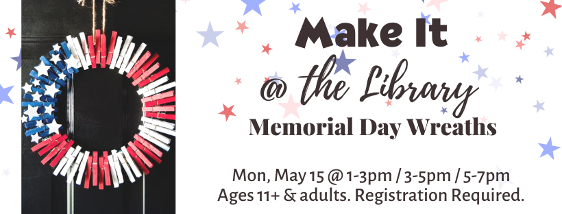 May Library Programs & Services