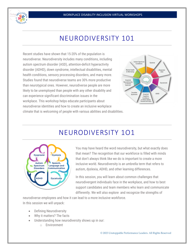 Neurodiversity, Disability Allyship, Inherent Biases towards Invisible ...