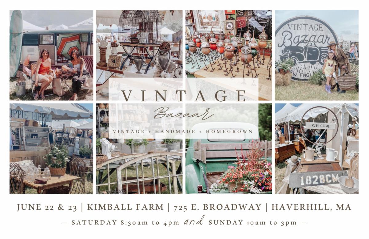 SUMMER VINTAGE BAZAAR - 3 WEEKS AWAY