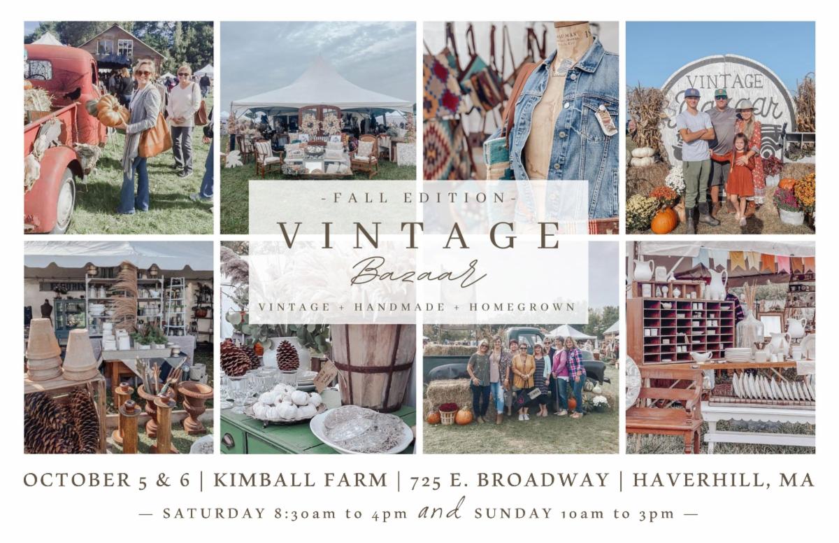FALL VINTAGE BAZAAR - ONE MONTH AWAY