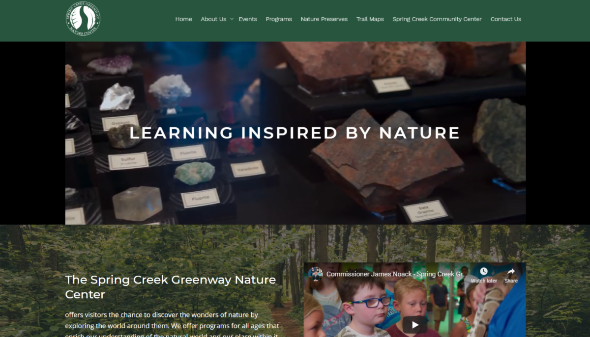 Spring Creek Nature Center website is now live, Rayford Road project ...
