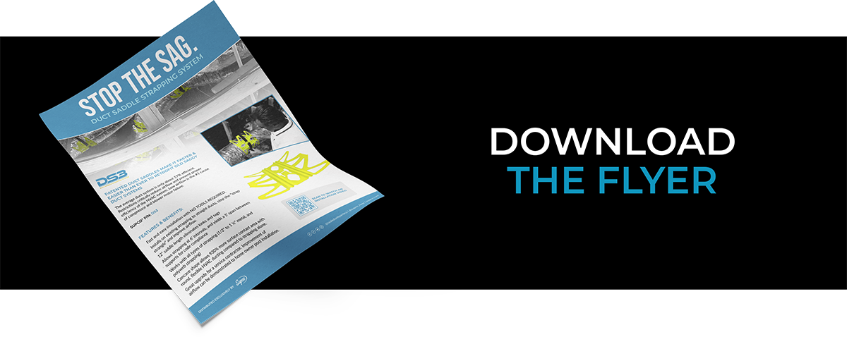 Stop the Sag with the Duct Saddle Strapping System