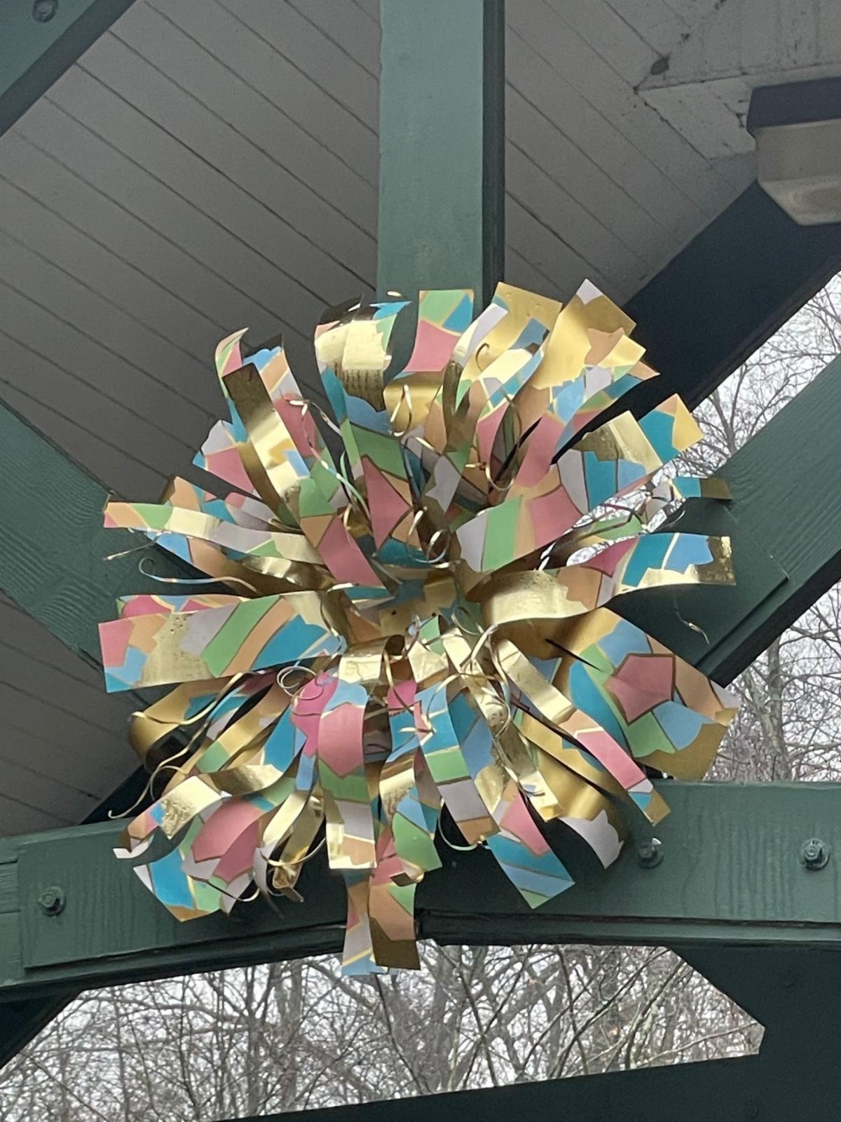 Photos of the Dorothy Gillespie Exhibition "Joy to the World"