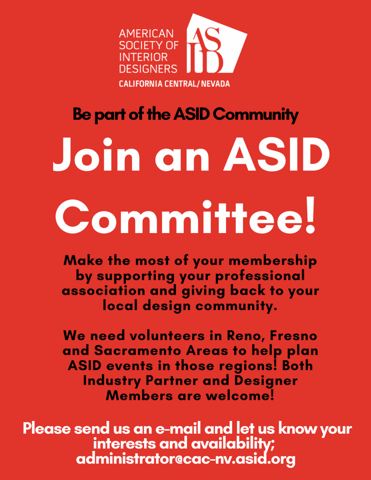 The latest ASID Chapter News