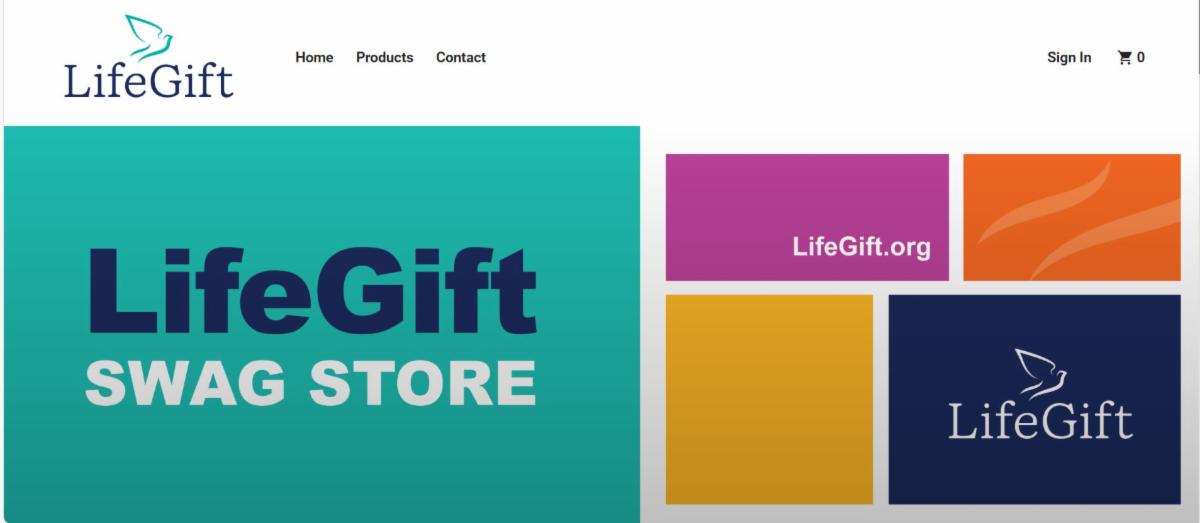 LifeGift Swag Store Launch