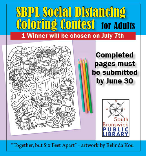 Adults: Social Distancing Coloring Contest