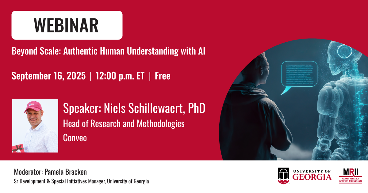 UPCOMING WEBINAR - Beyond Scale: Authentic Human Understanding with AI