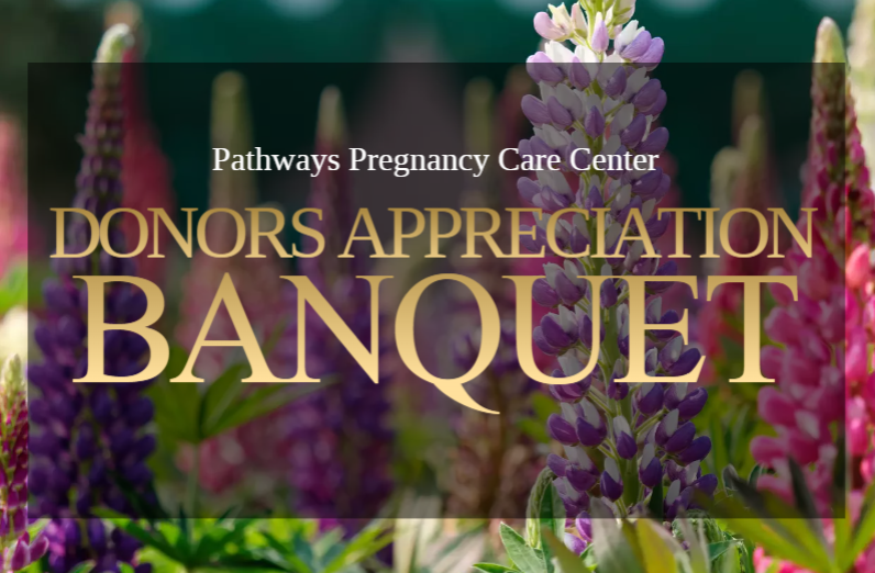 Invitation to Pathways Donor Appreciation Banquet Event