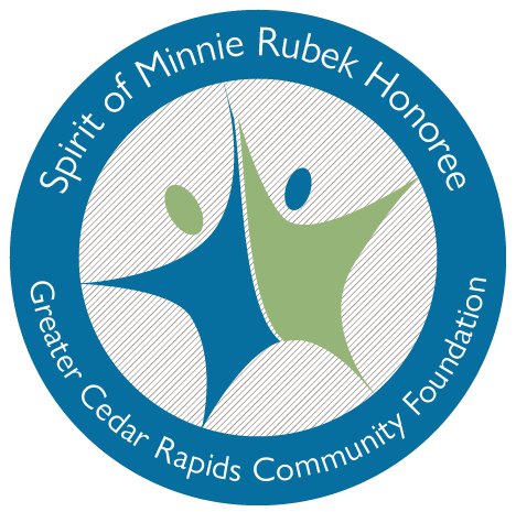 Congratulations! You are a 2022 Spirit of Minnie Rubek Honoree
