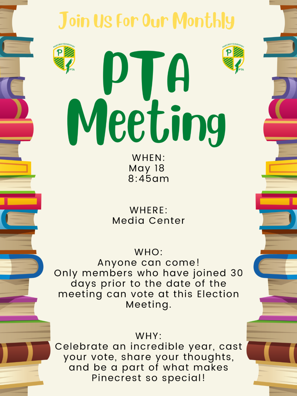 Mid-Week PES Parrot Talk - Spring Chorus Show "The Music Man," PTA ...