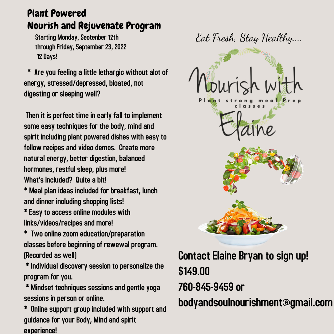 Thank you for attending the Garden of Eatin Plant Powered cooking/meal ...
