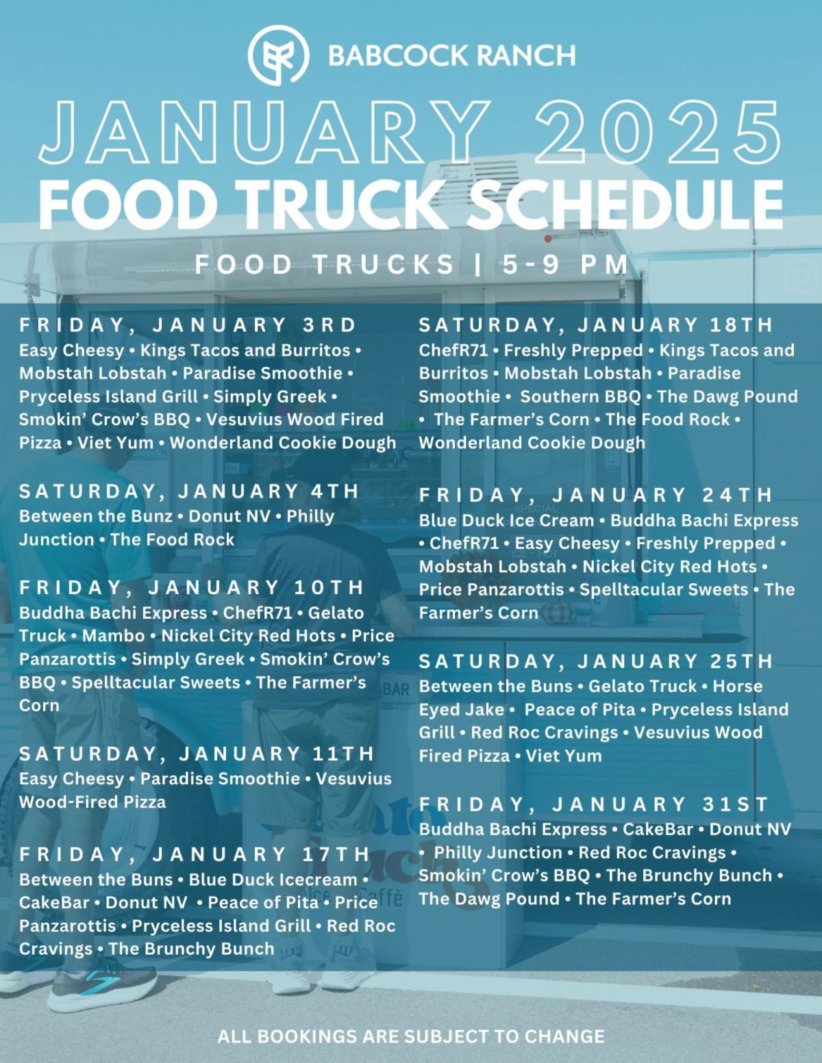 January & February Lifestyle Events