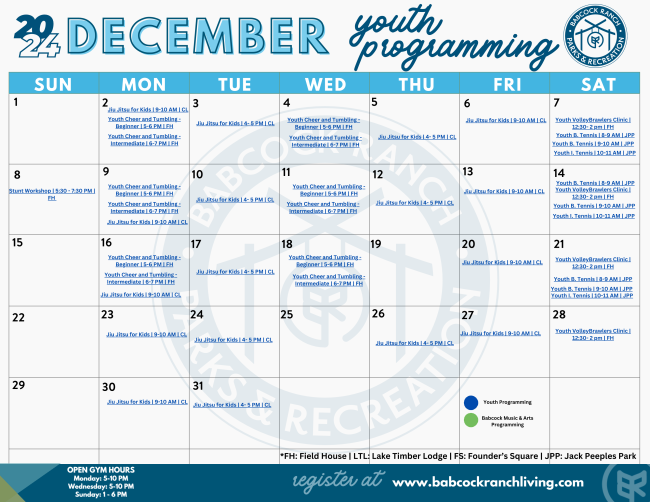 Parks and Recreation Programming and Events