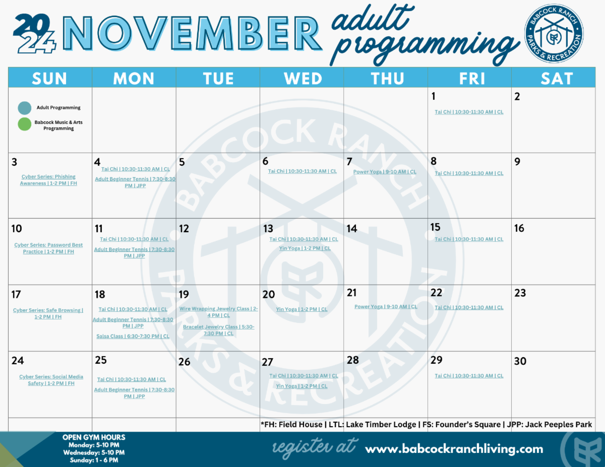 Parks and Recreation Programming and Events