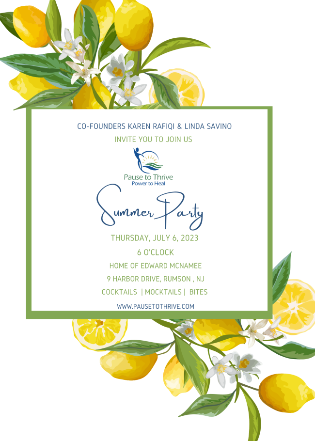 Summer Party Invitation from Karen Rafiqi & Linda Savino