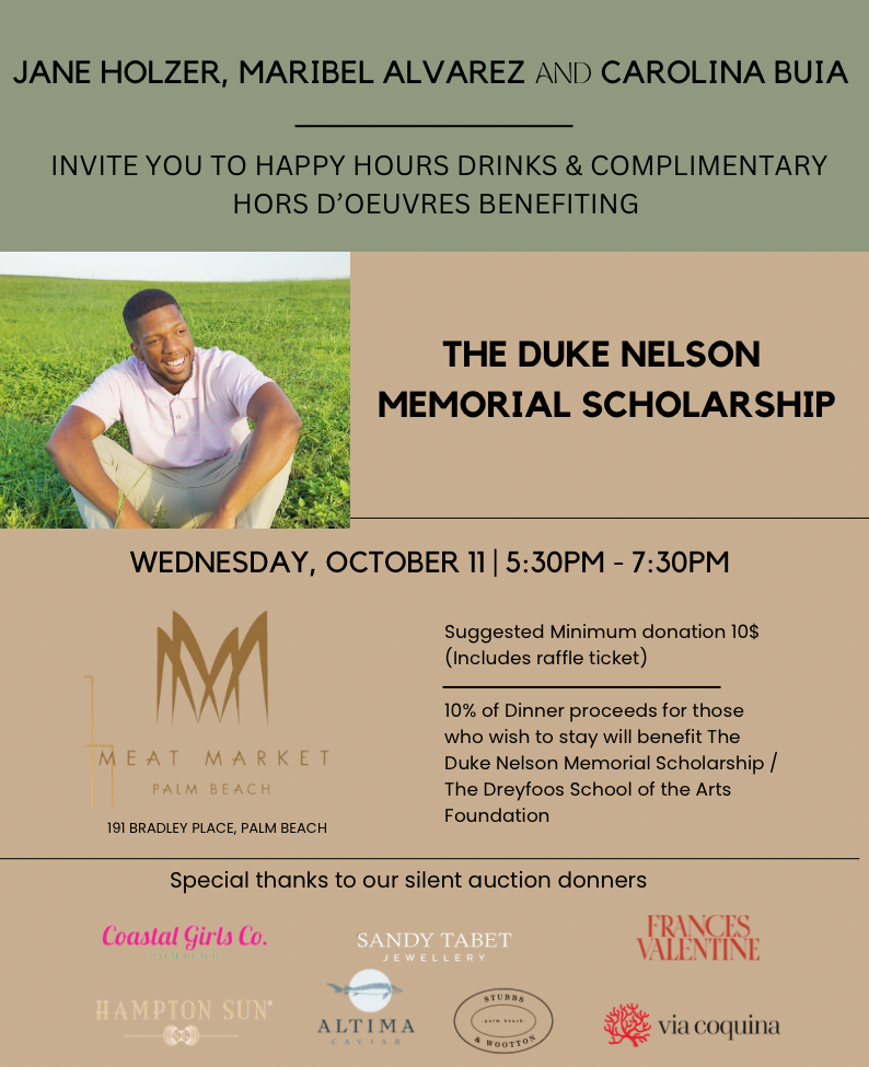 INVITATION: Happy Hour and Silent Auction benefiting Duke Nelson ...