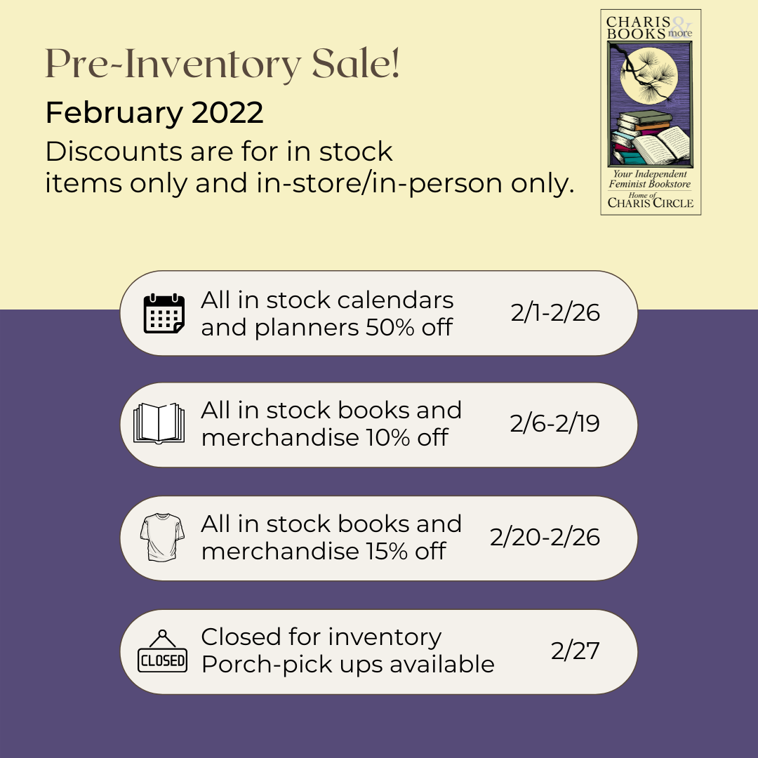 Last Week for our Pre-Inventory Sale! Plus New Title Tuesday!