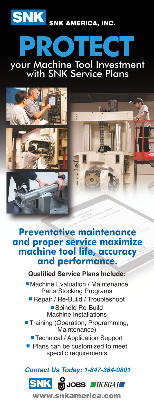 Support Services to Maximize your Machine