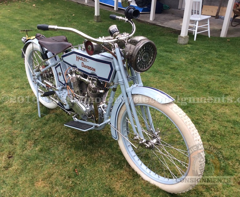 1915 Harley Davidson Model 11 F Motorcycle for Sale -- A Must See!