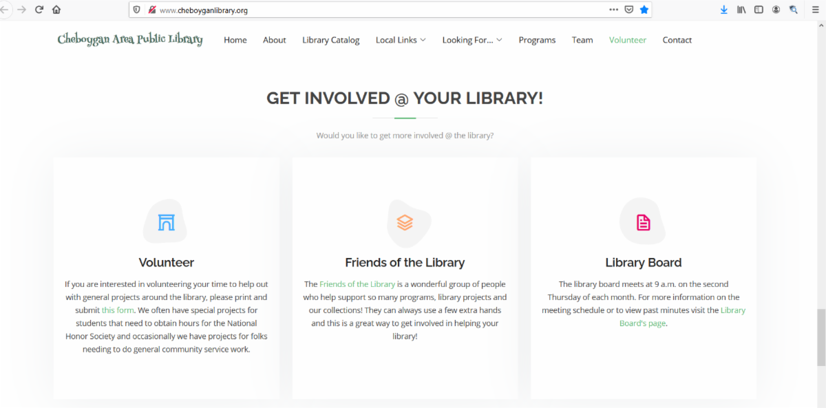 Hello, Check out the News from the Cheboygan Area Public Library!