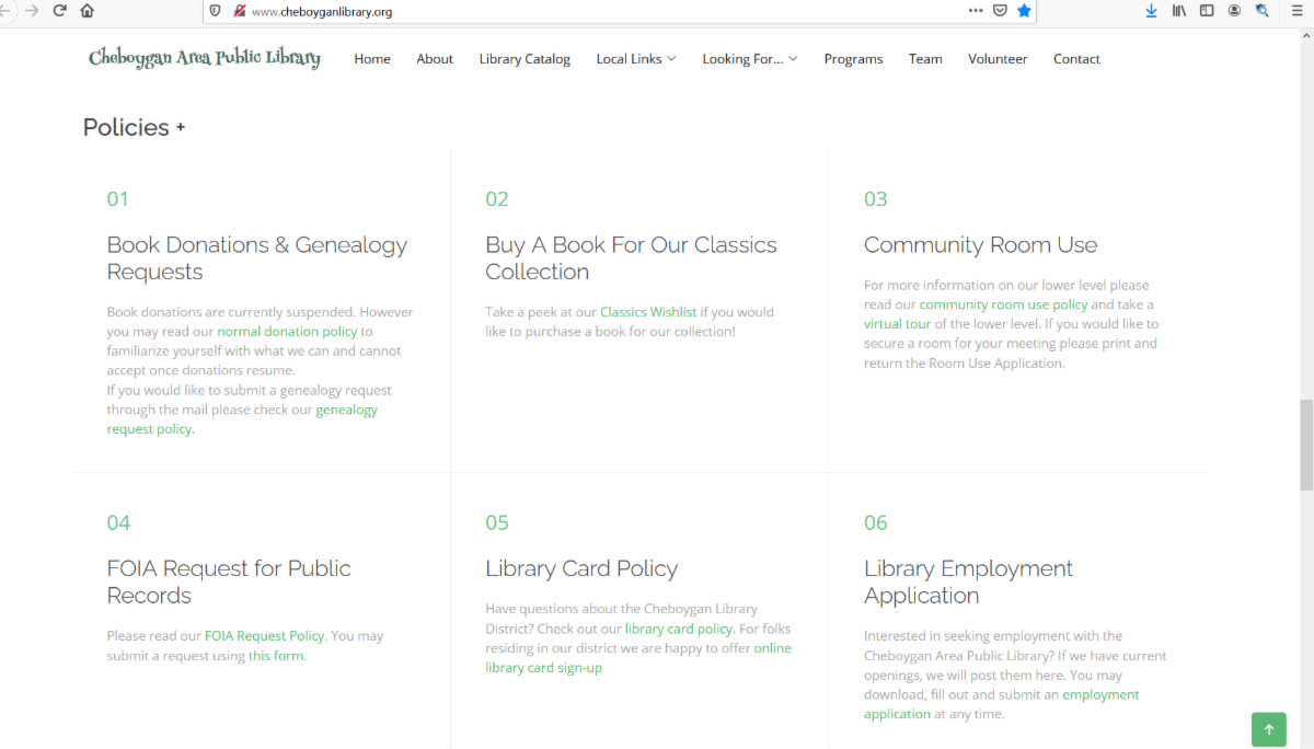 Hello, Check out the News from the Cheboygan Area Public Library!